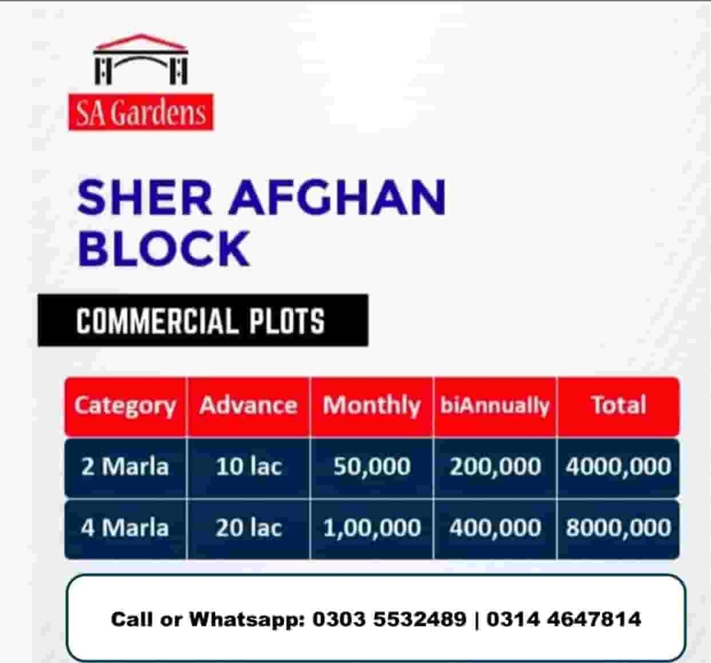 Plots on Installments in Lahore 2022 |Locations |Payment Plans