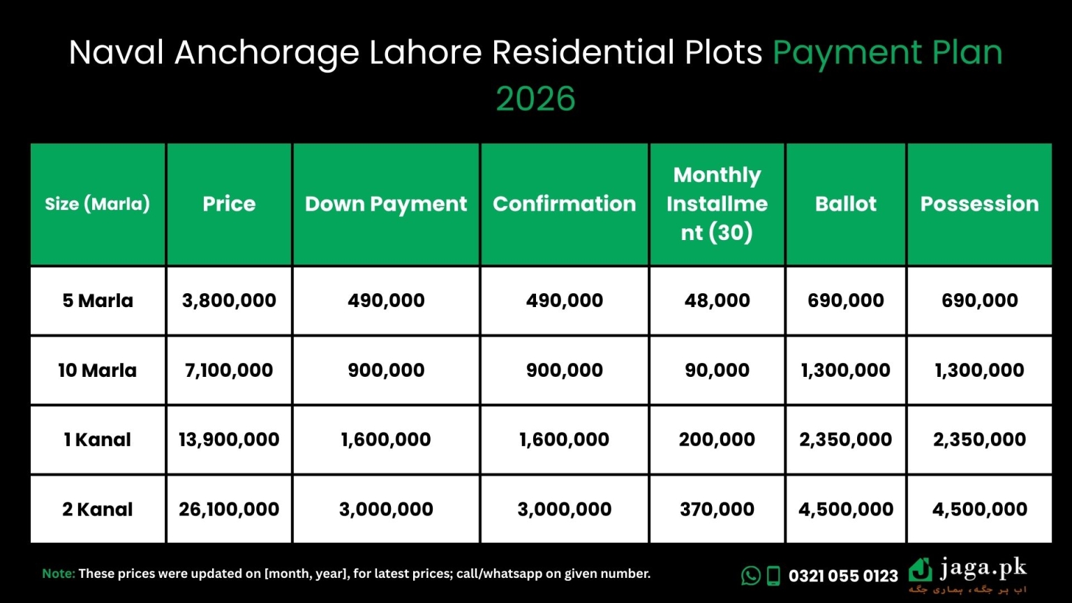 Naval Anchorage Lahore |Location Map |Payment Plan |Details 2026