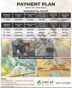 Plots on Installments in Lahore 2022 |Locations |Payment Plans