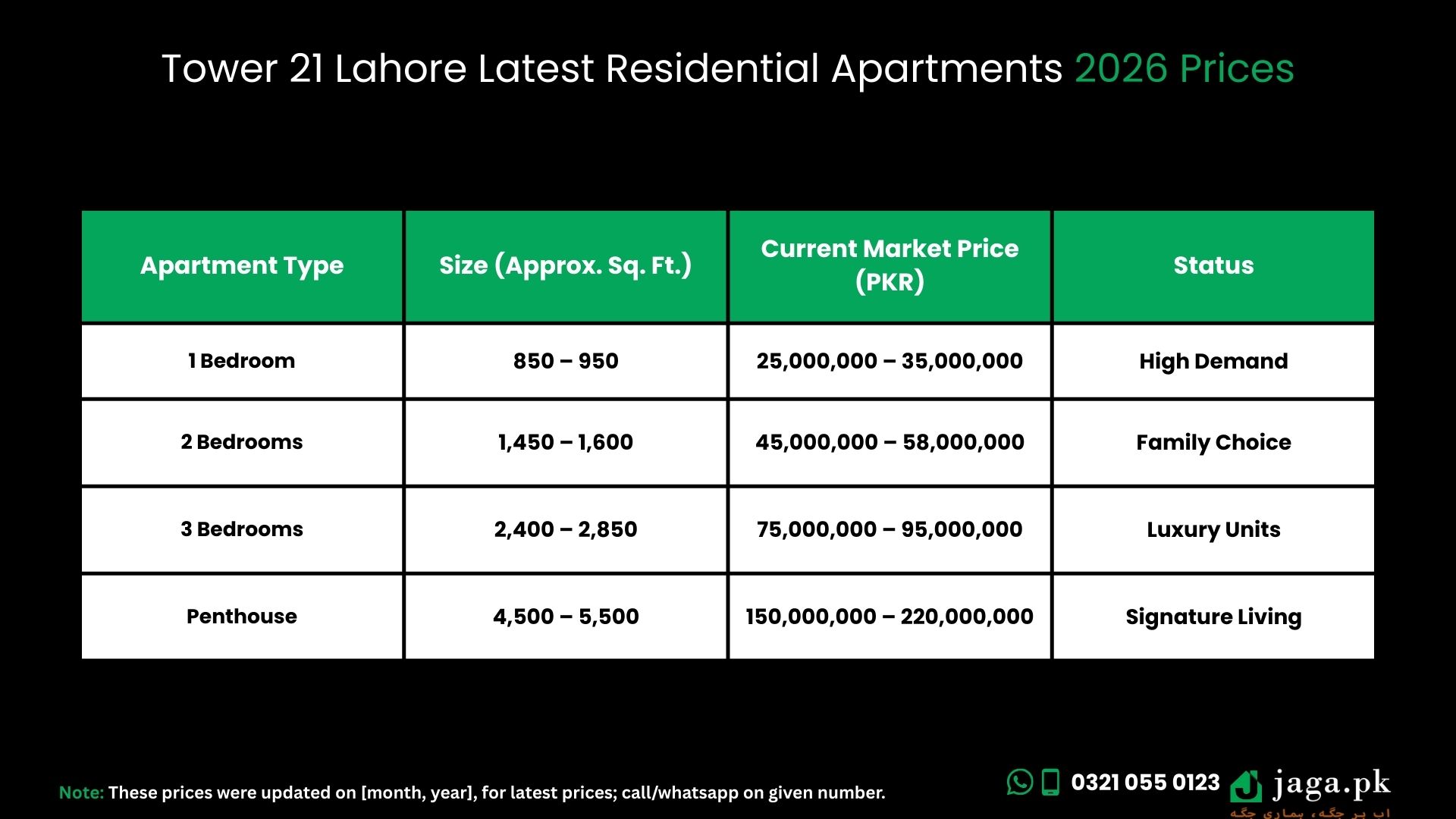 Tower 21 Lahore |Payment Plan 2026 |Location Map |Details